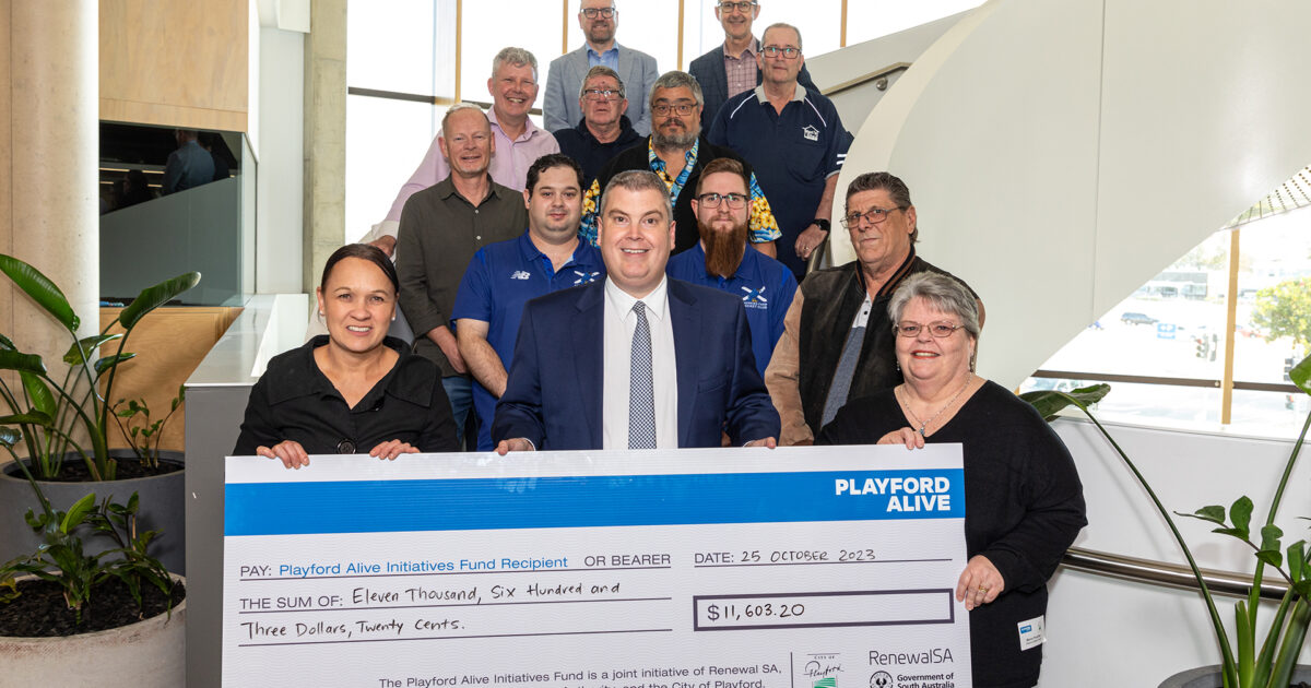 Playford Alive • Playford Alive Initiatives Fund Grants Awarded